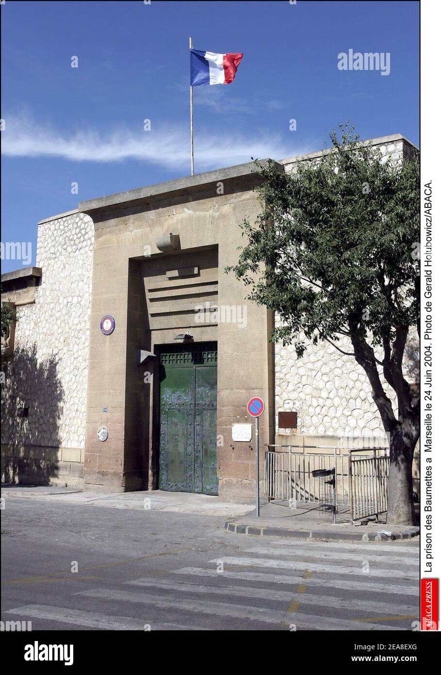 La prison des Baumettes a Marseille le 24 Juin 2004. Photo de Gerald ...