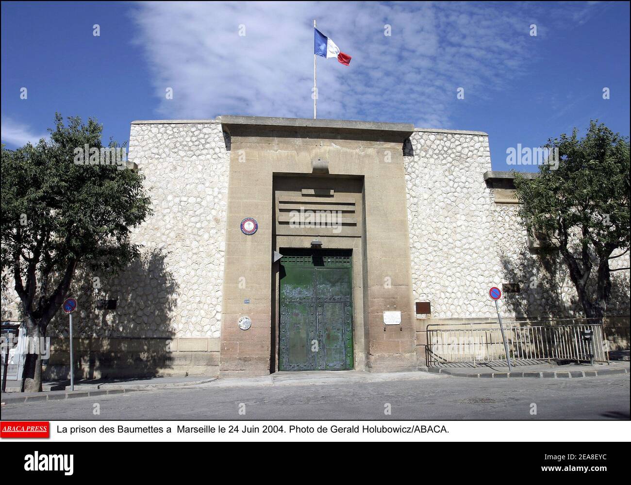 La prison des Baumettes a Marseille le 24 Juin 2004. Photo de Gerald ...