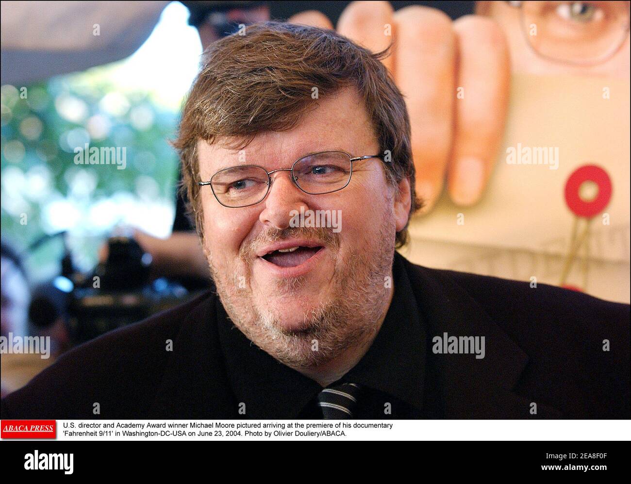 U.S. director and Academy Award winner Michael Moore pictured arriving ...