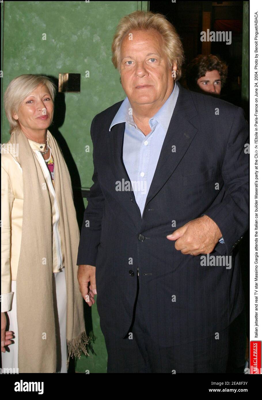 Italian jetsetter and real TV star Massimo Gargia attends the Italian ...