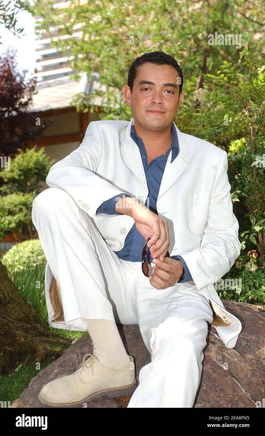 French actor Stephane Slima, cast member of the French series 'Sous le ...