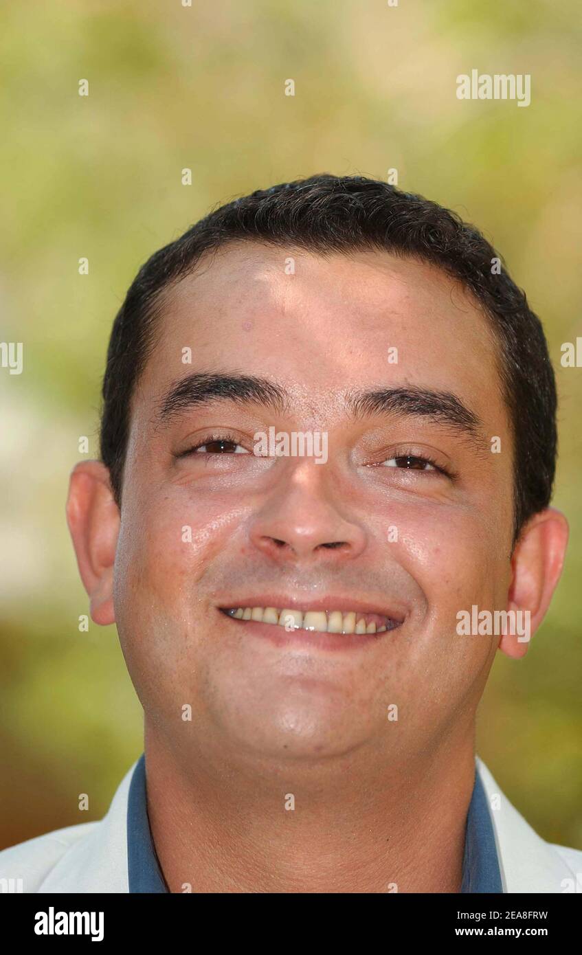 French actor Stephane Slima, cast member of the French series 'Sous le ...