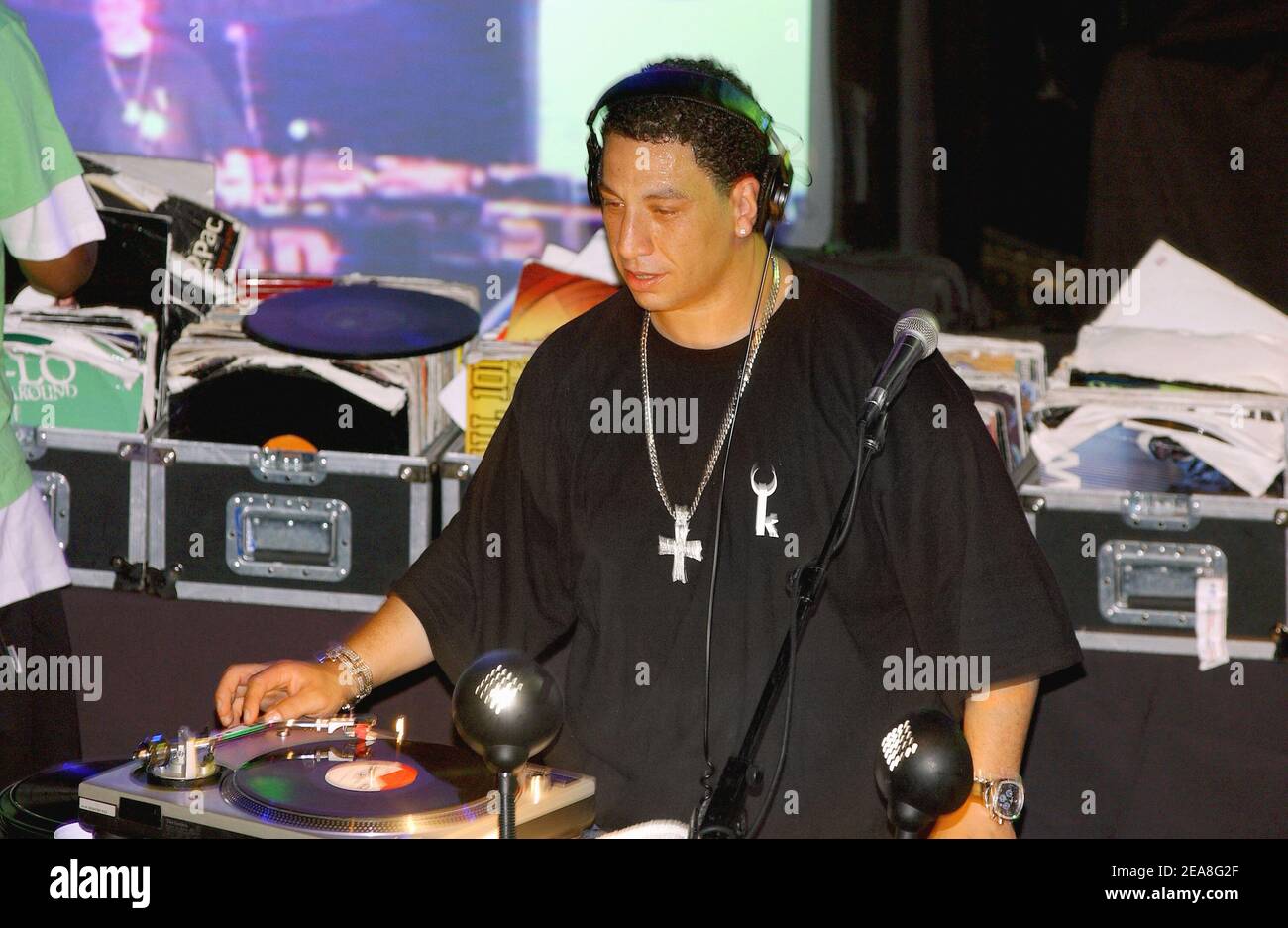 DJ Kid Capri performs at the House of Blues. Los Angeles, June 28, 2004 ...