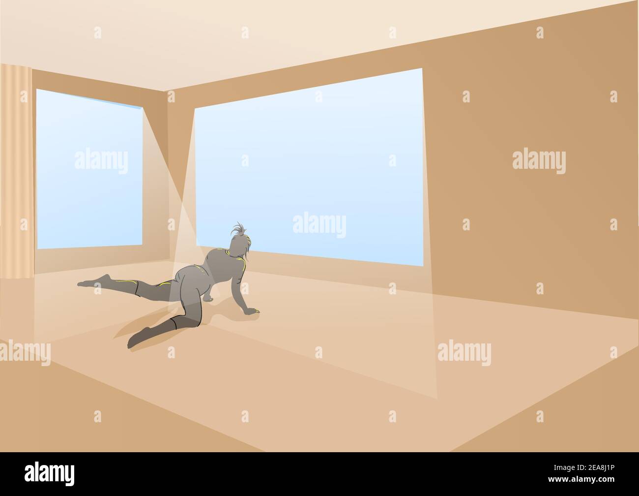 Home sport fitness gym Stock Vector Images - Alamy