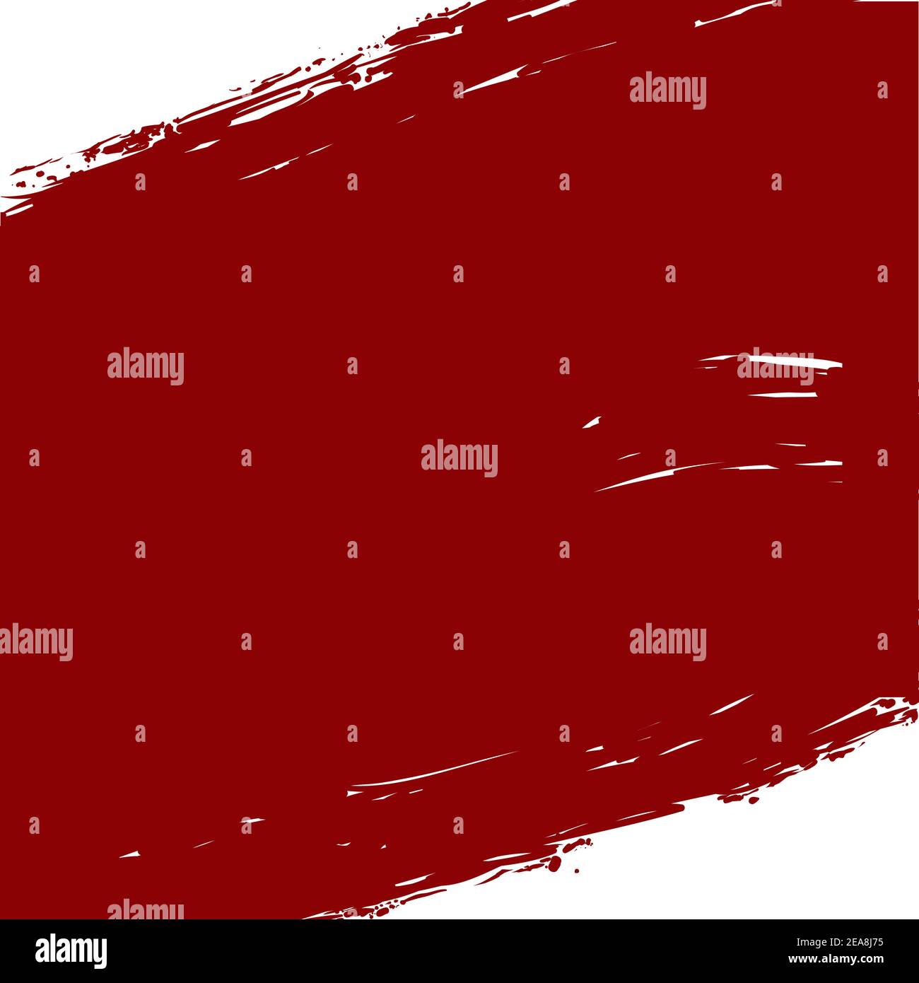 Red brushstroke in diagonal direction for a hand drawn template ...