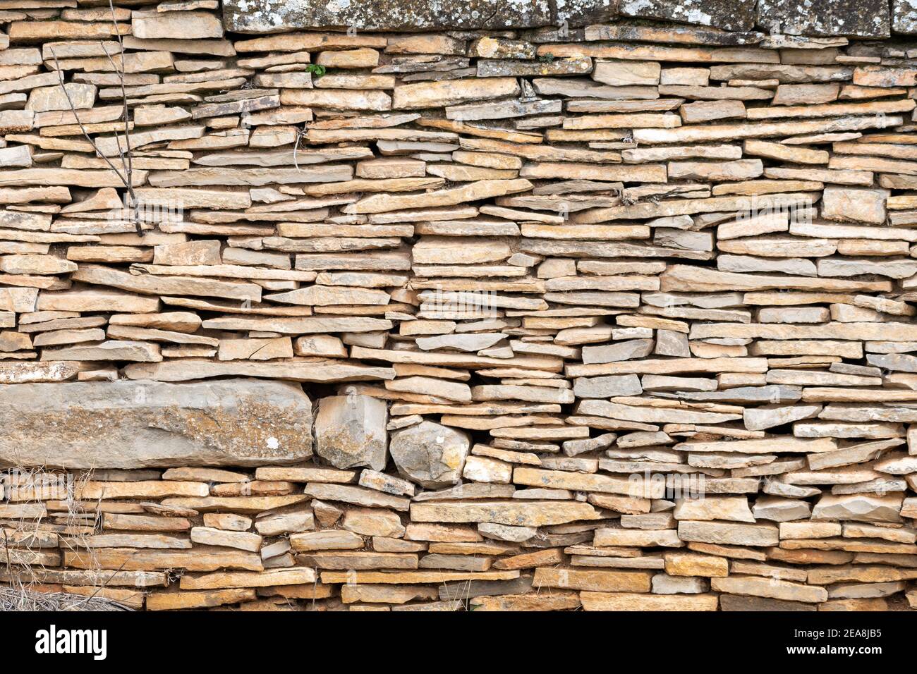 image of stone wall in rural environment Stock Photo - Alamy