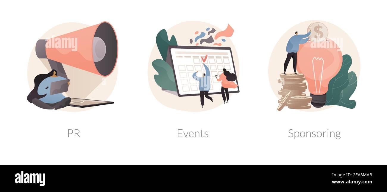 Website navigation bar abstract concept vector illustrations Stock ...