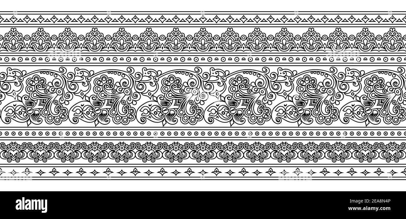 Vector ethnic hand drawn ornamental background Stock Vector Image & Art ...