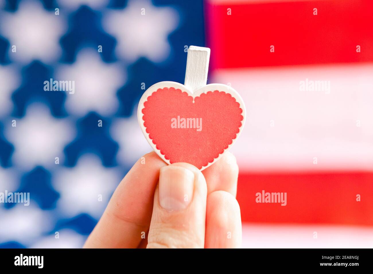 Hand over heart flag hi-res stock photography and images - Alamy