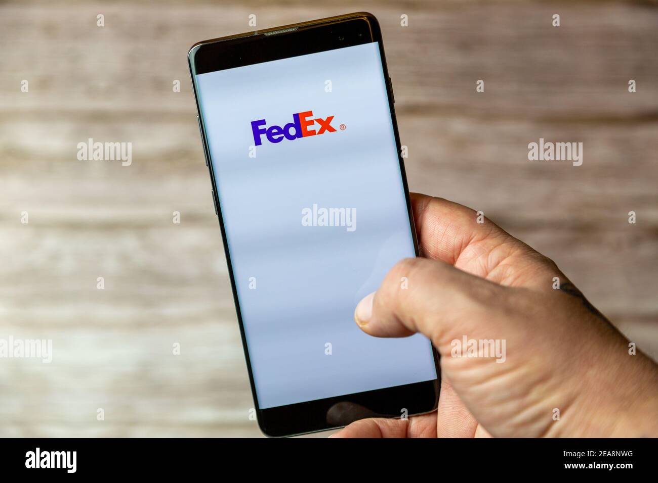 Fedex mobile hi-res stock photography and images - Alamy