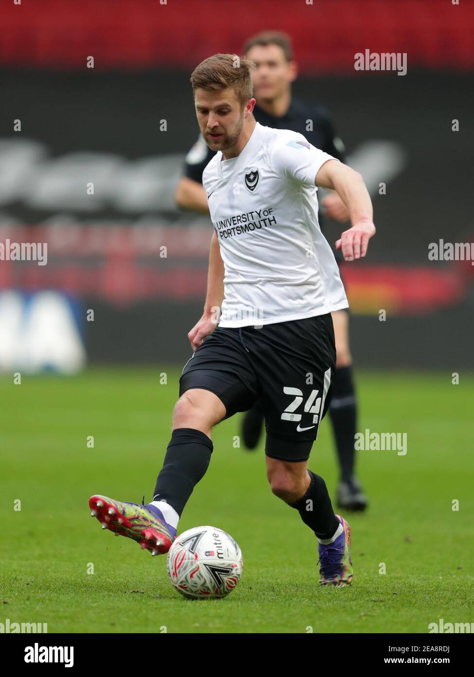 File photo dated 10-01-2021 of Portsmouth's Michael Jacobs. Issue date ...