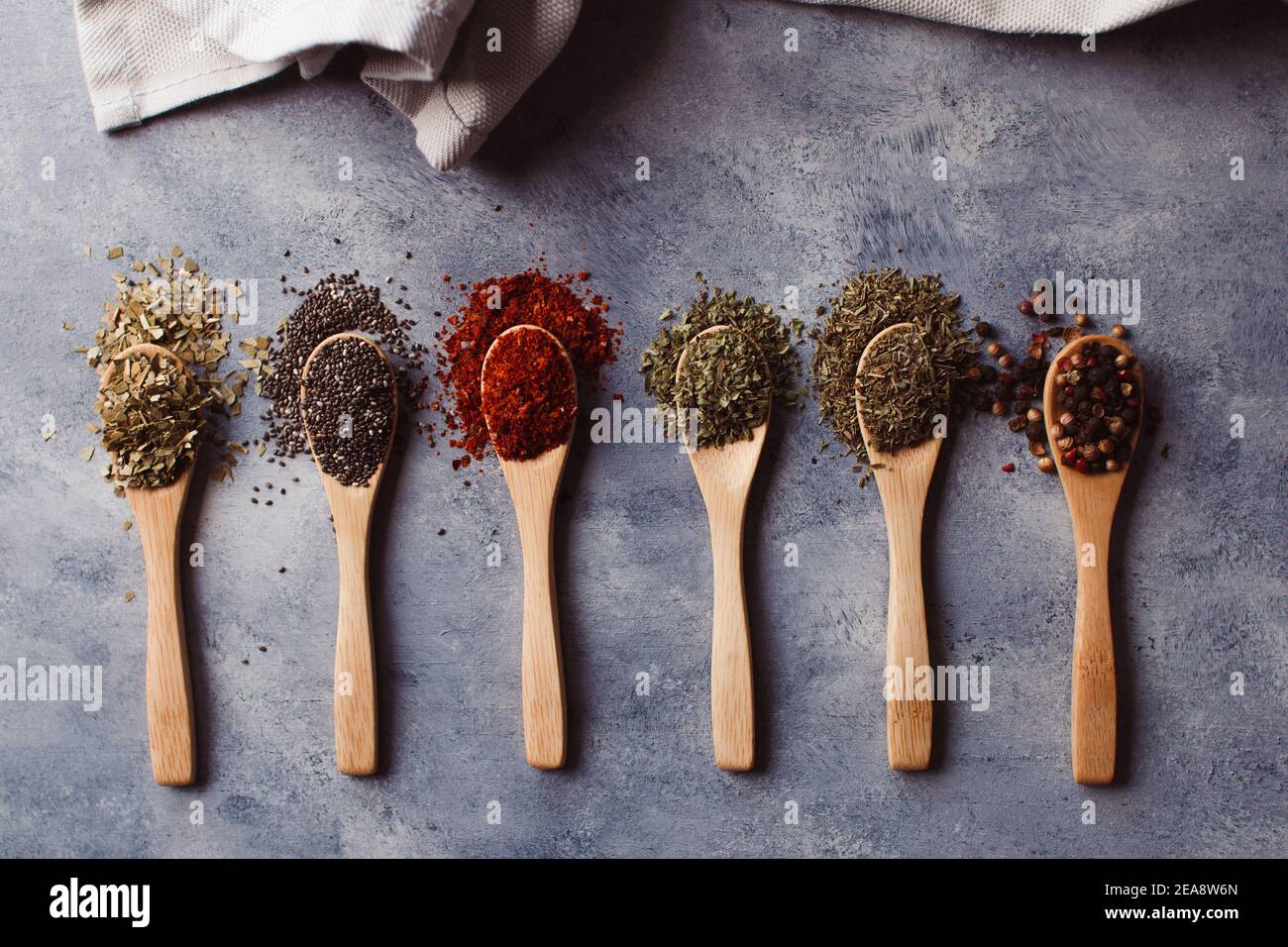 Rosemary salt pepper paprika hi-res stock photography and images - Alamy
