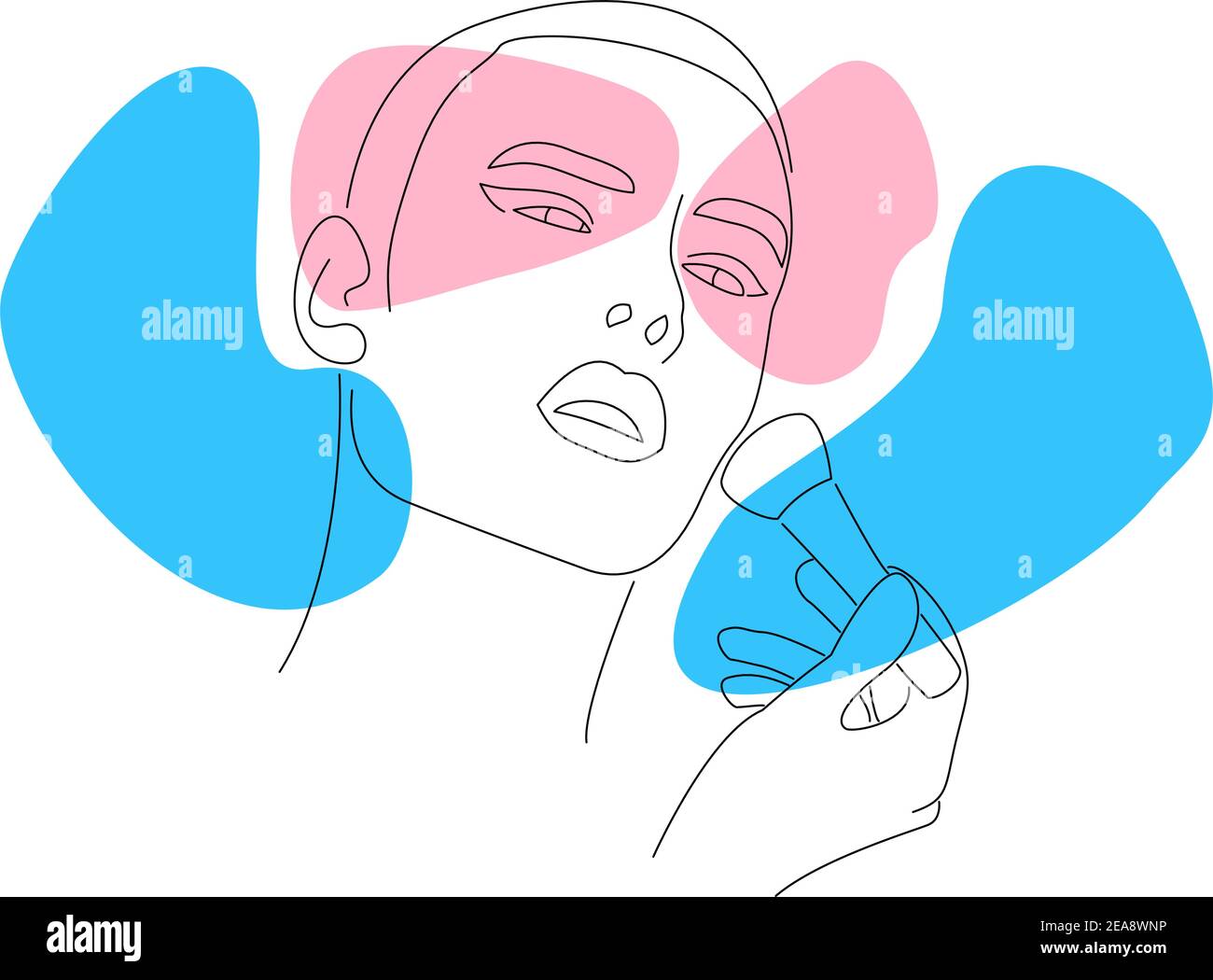 Androgynous Face Drawing