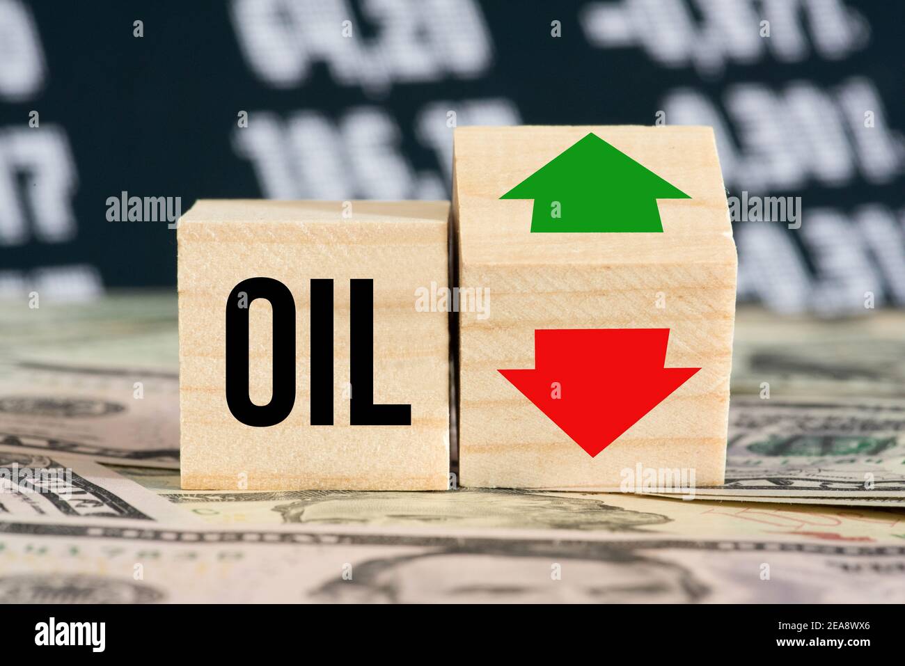 Oil barrel dollar hi-res stock photography and images - Alamy