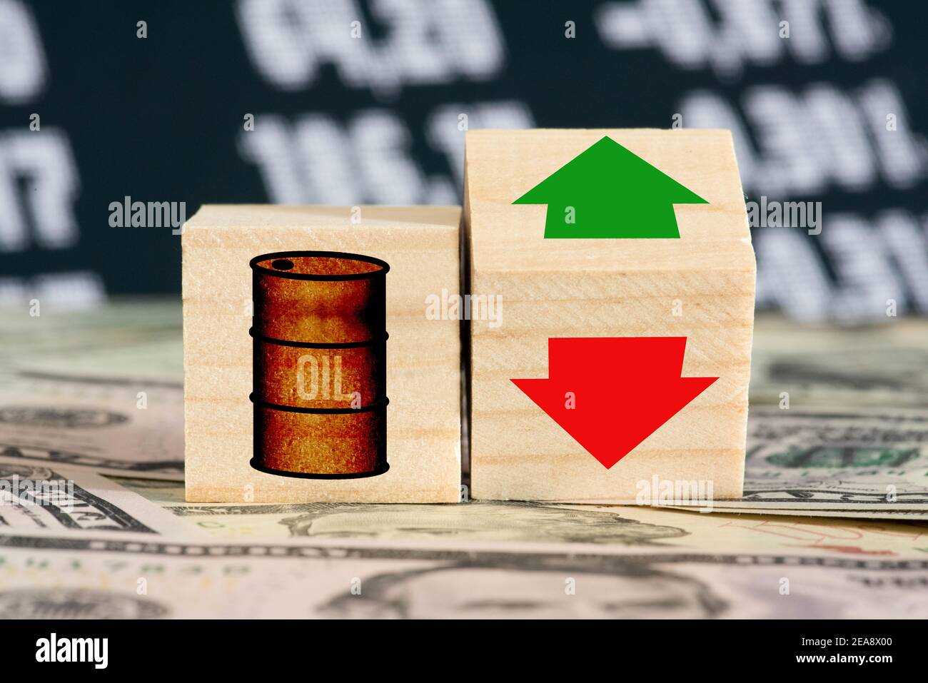 Petroleum price barrel bills hi-res stock photography and images - Alamy