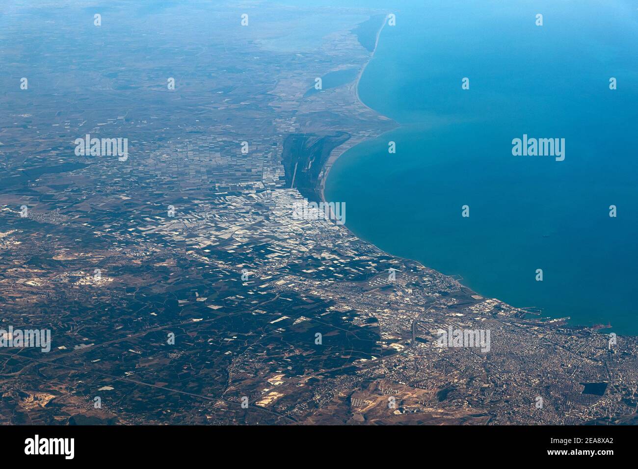 Turkish city of Mersin from the height Stock Photo - Alamy