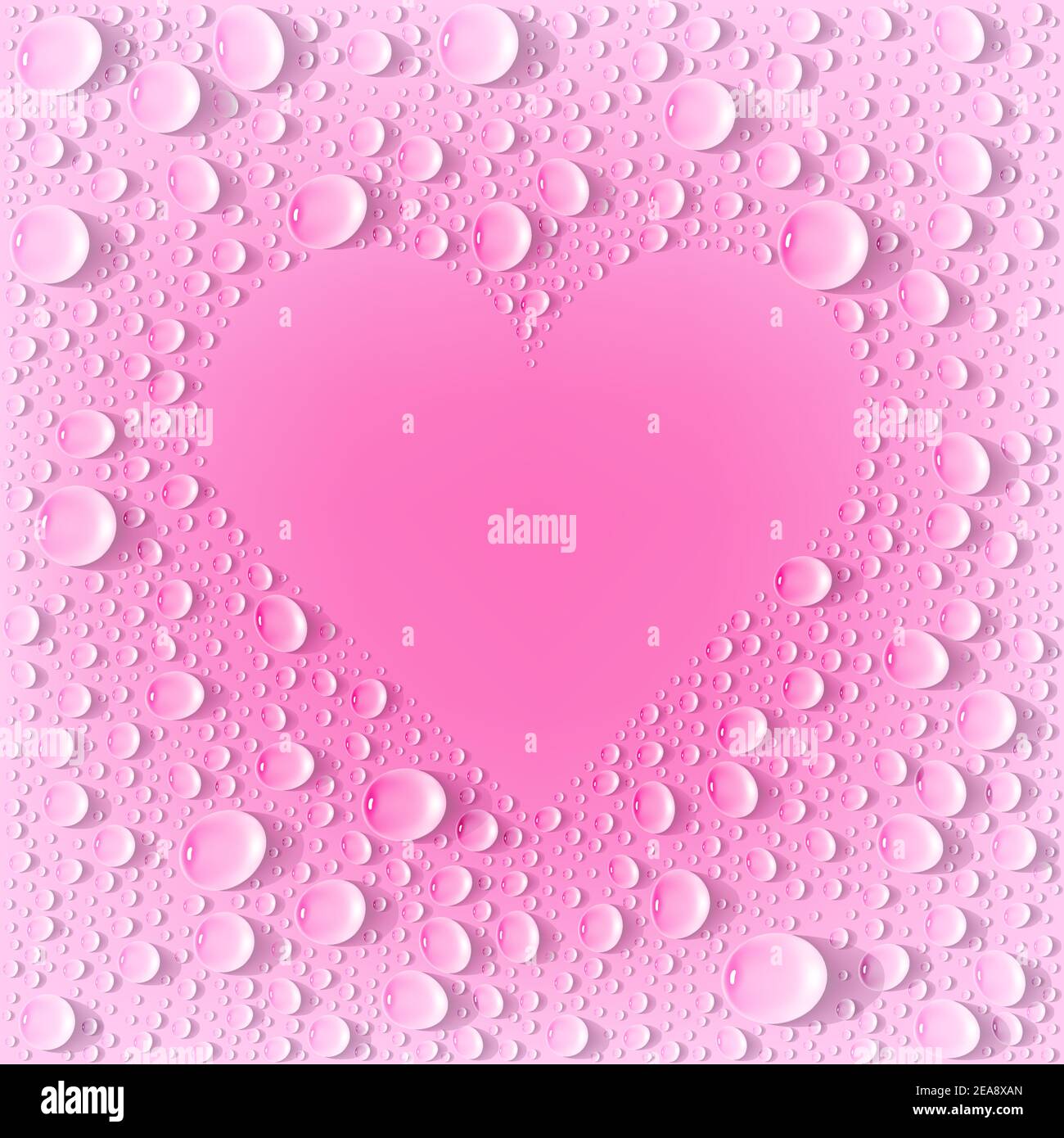 Heart and drops Stock Vector Image & Art - Alamy