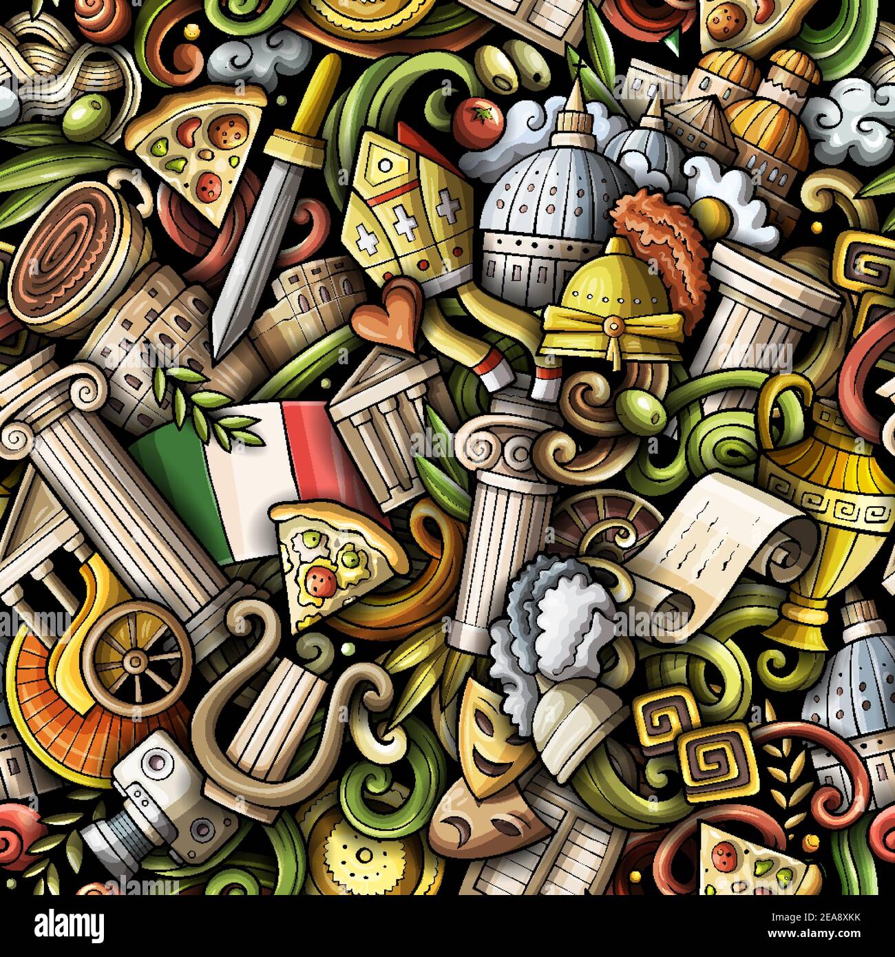 Wallpaper roman Stock Vector Images - Alamy