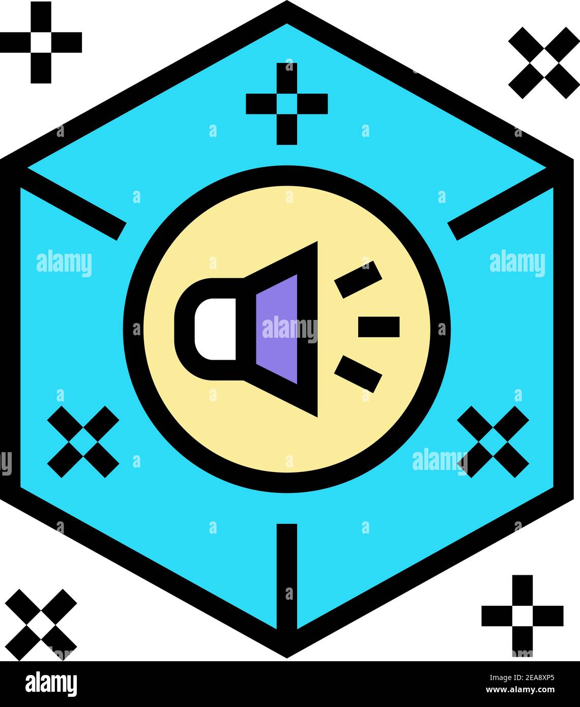 surround sound color icon vector illustration Stock Vector Image & Art ...