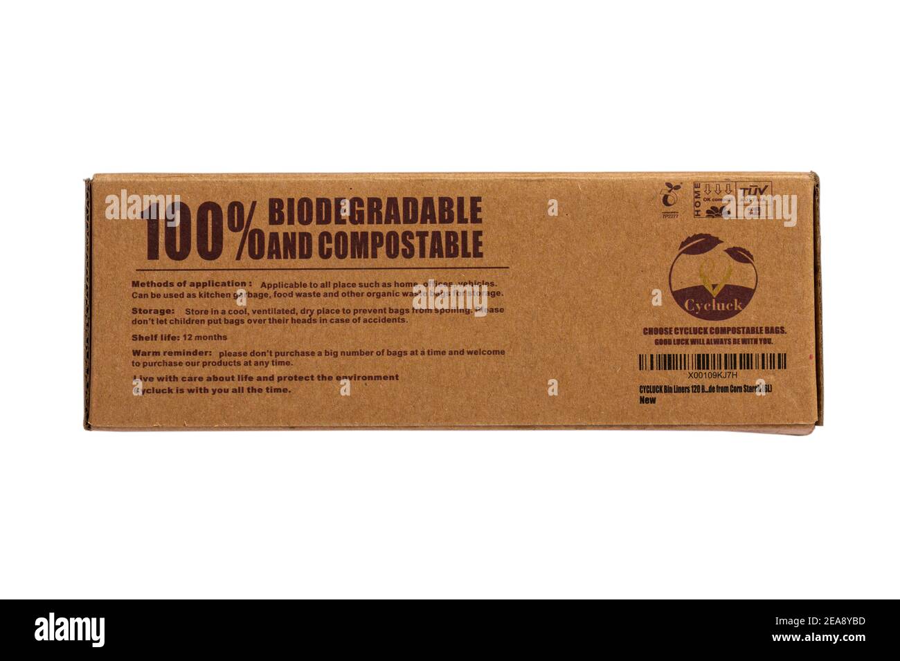 Compostable packaging logo Cut Out Stock Images & Pictures - Alamy