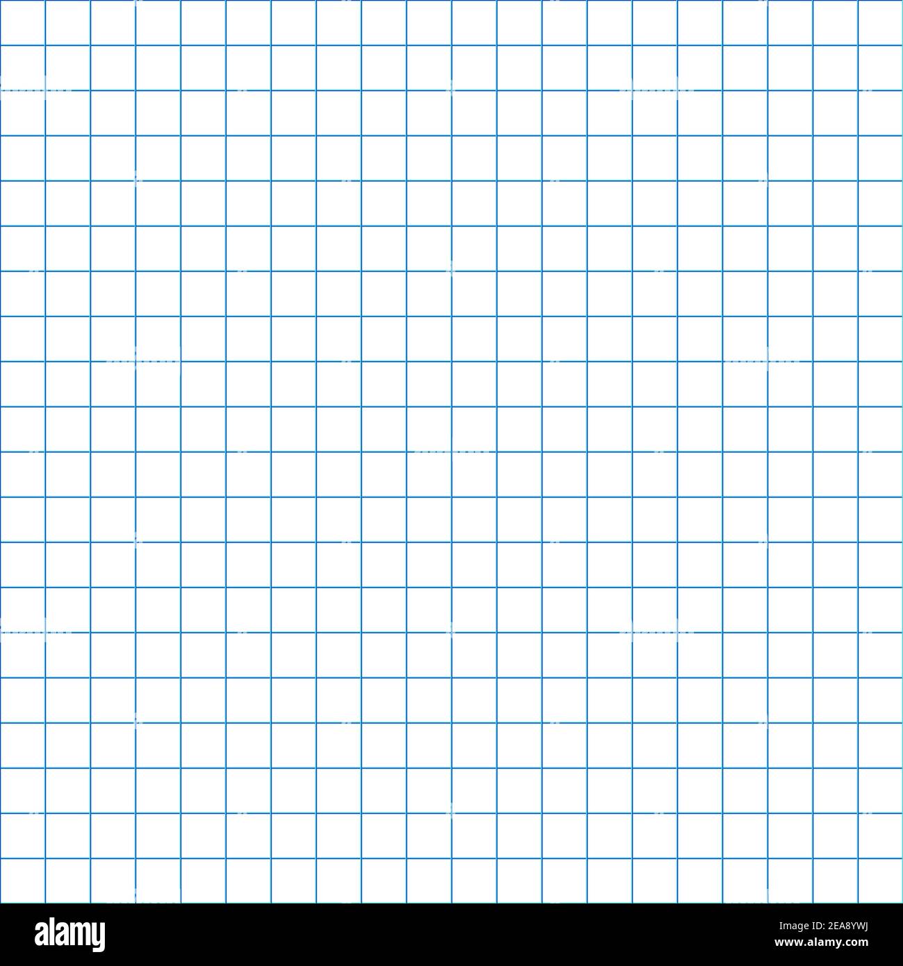Grid paper. Abstract squared background with blue graph. Geometric ...