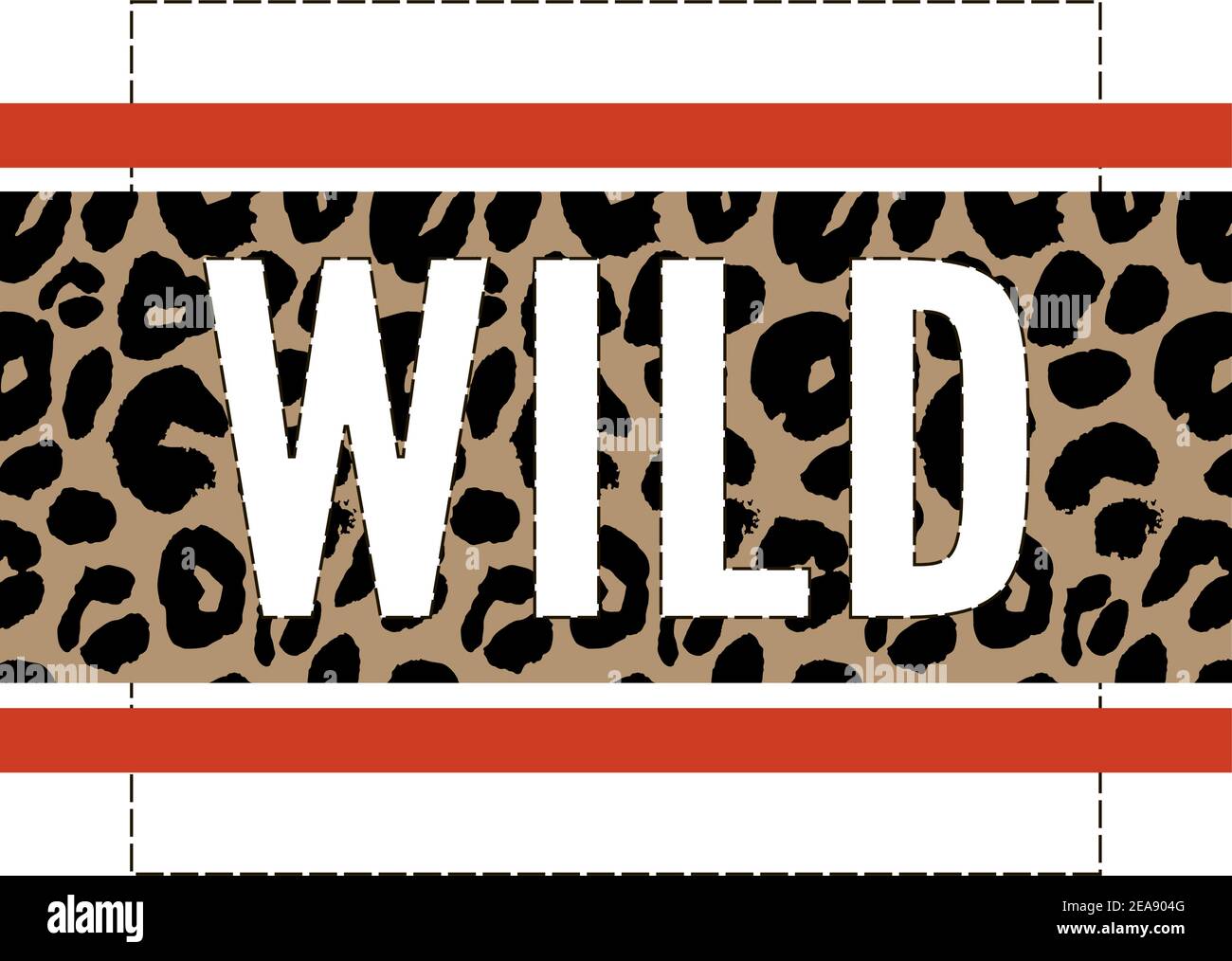 Born to be Wild t-shirt animal fashion print on black background ...