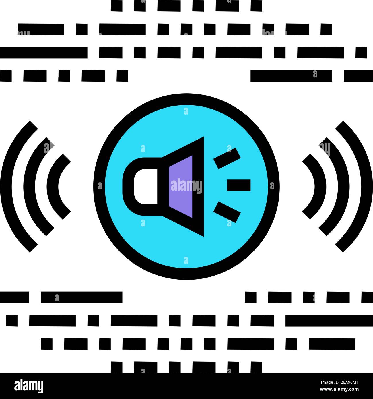 stereo music color icon vector illustration Stock Vector Image & Art ...