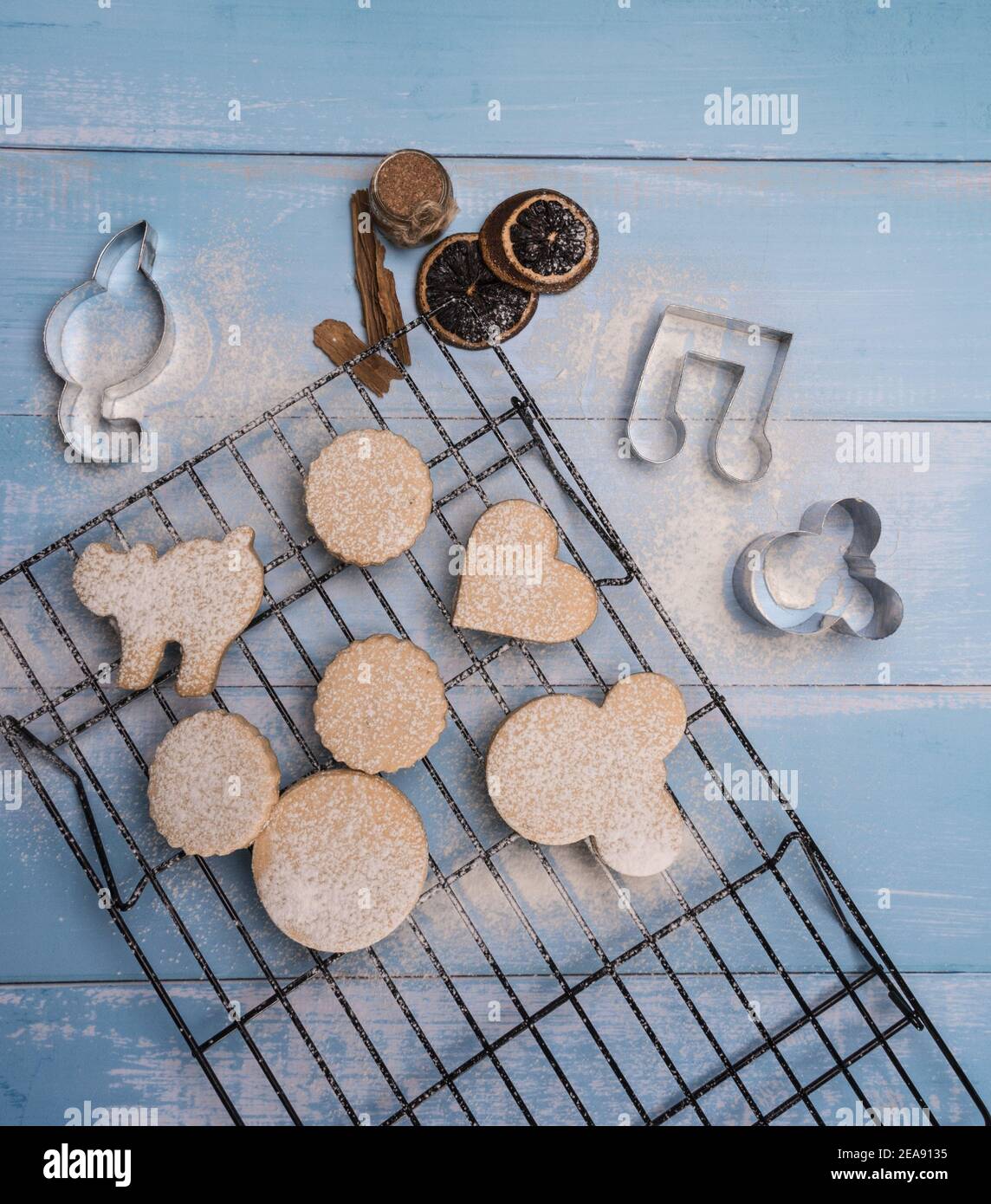 Vertical shot cookies sugar hi-res stock photography and images - Alamy