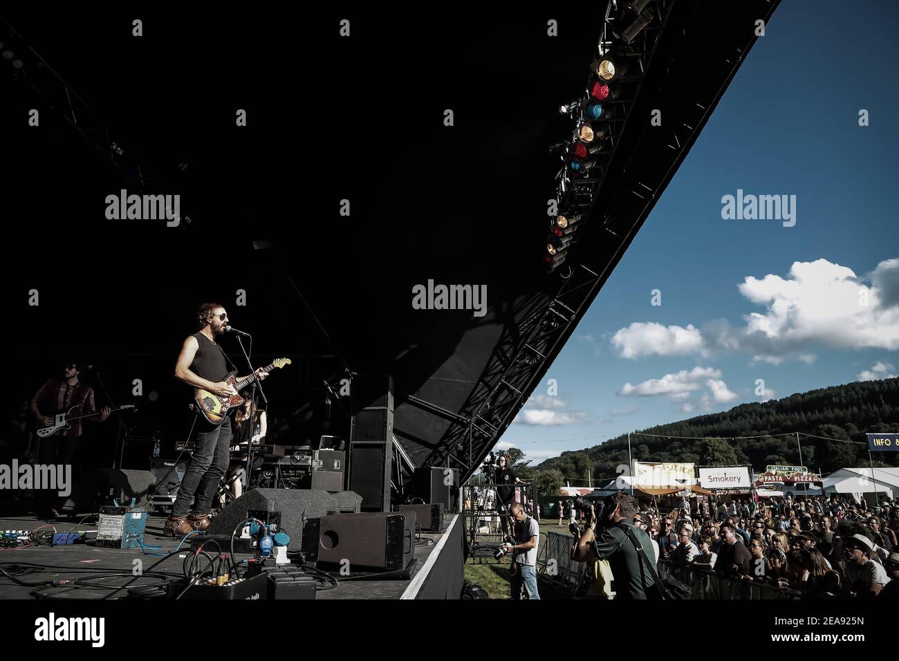 Matthew Houck of Phosphorescent performing live on stage as part of the ...