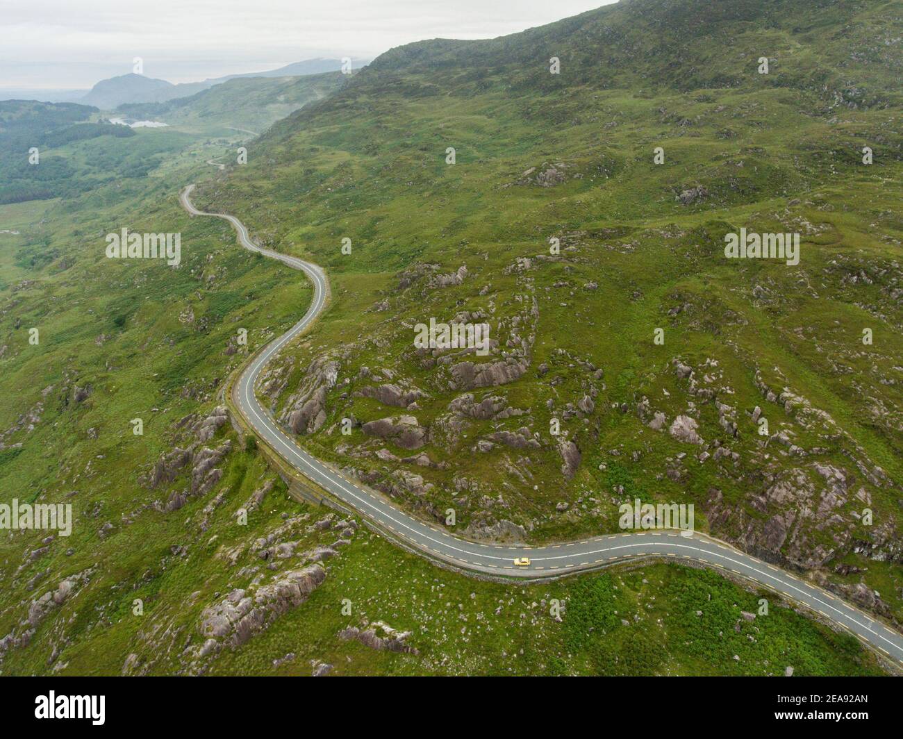 Moll's Gap along the Ring of Kerry, County Kerry, Ireland Stock Photo ...