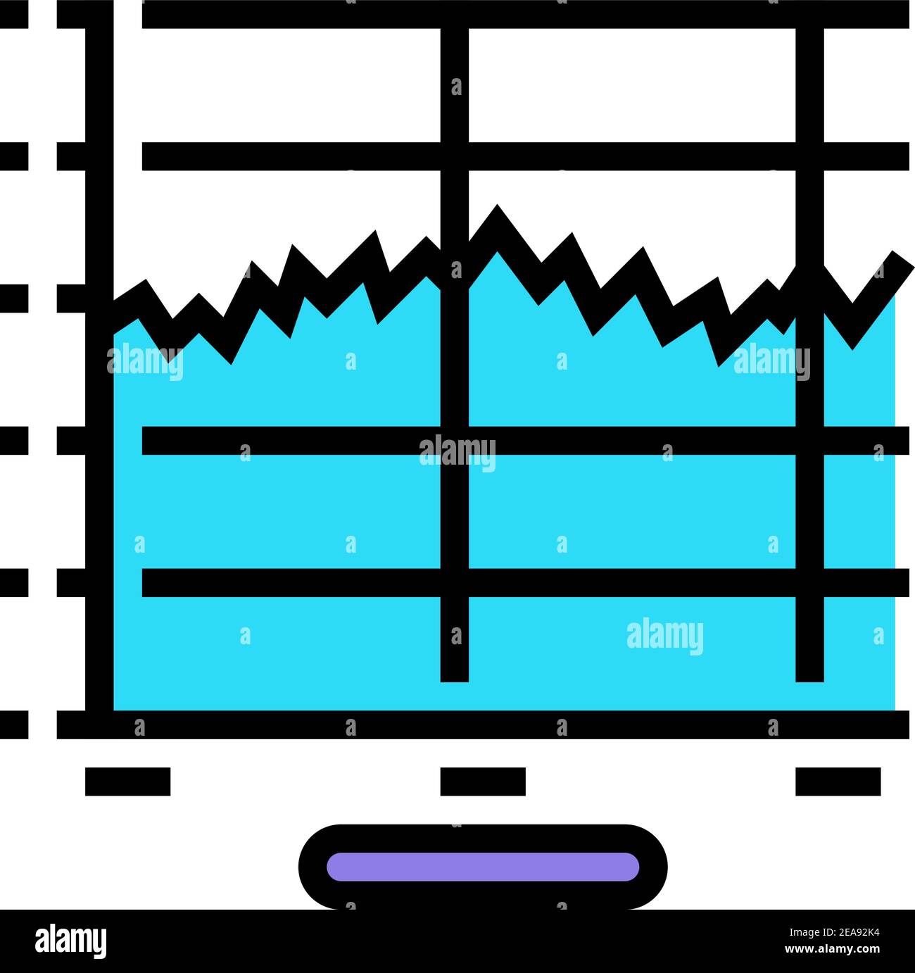 Graphic sound vibration color icon Cut Out Stock Images & Pictures - Alamy