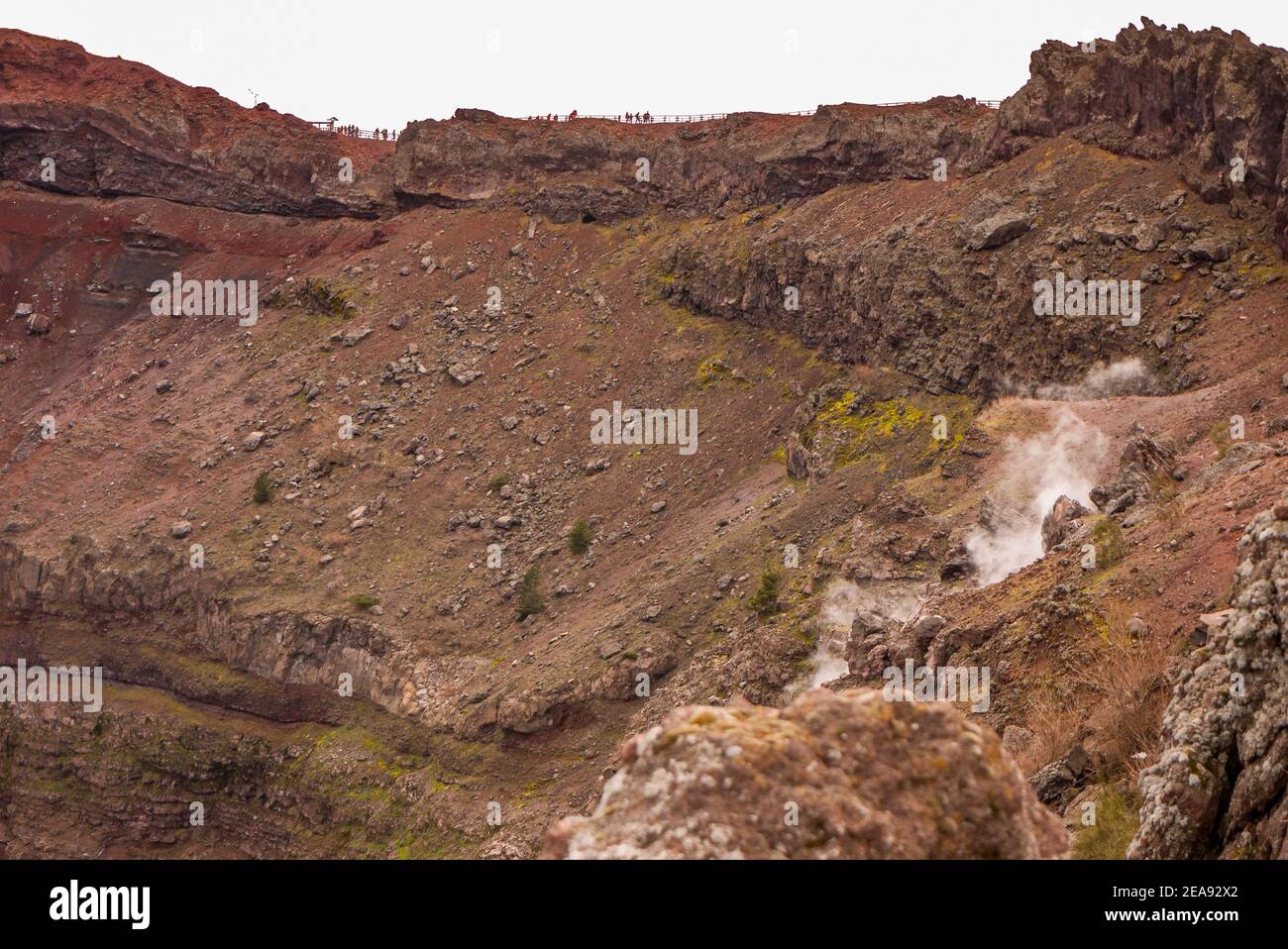 Volcanic ash and pumice in the eruption of mount vesuvius hi-res stock ...