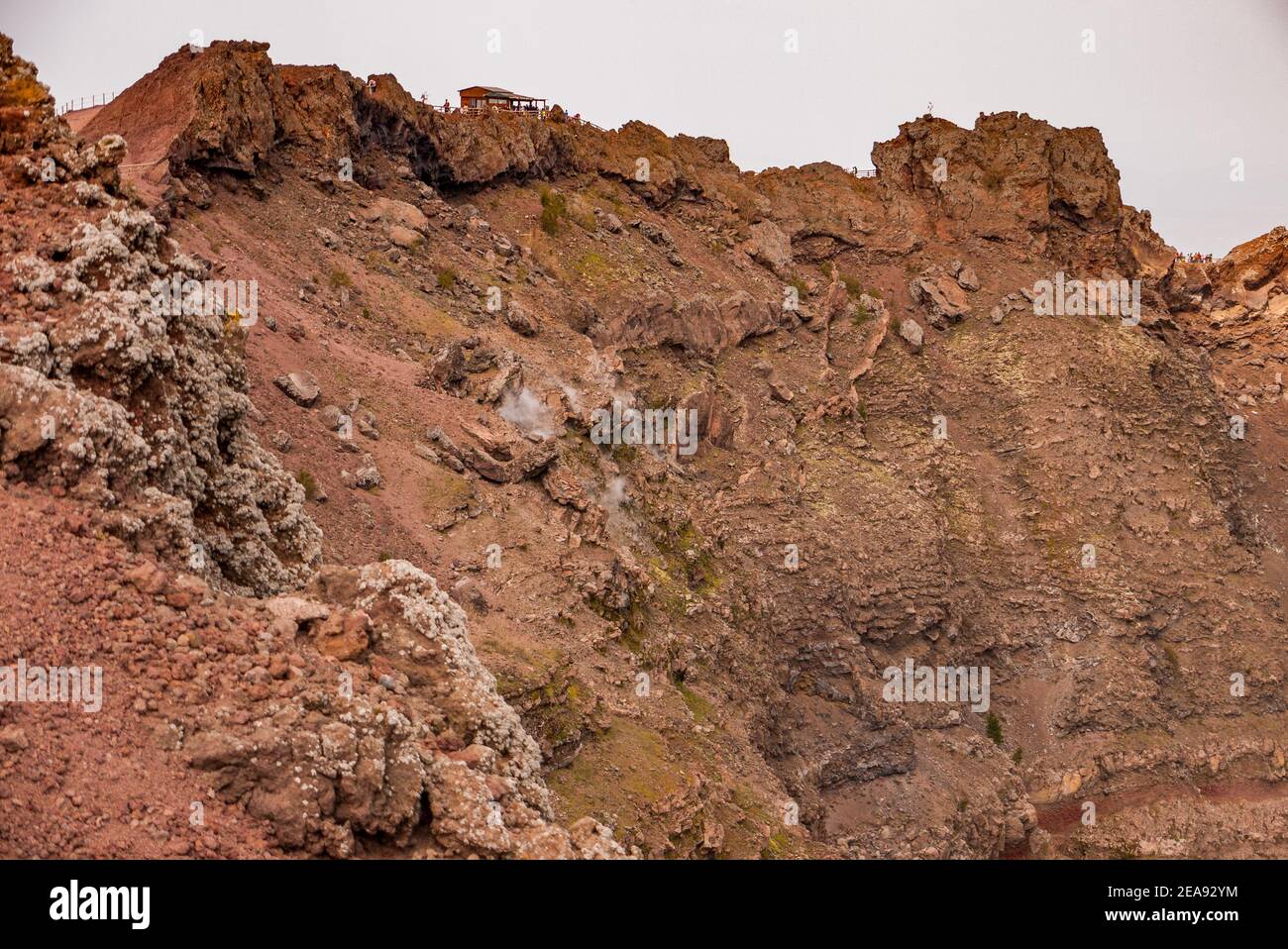 Volcanic ash and pumice in the eruption of mount vesuvius hi-res stock ...