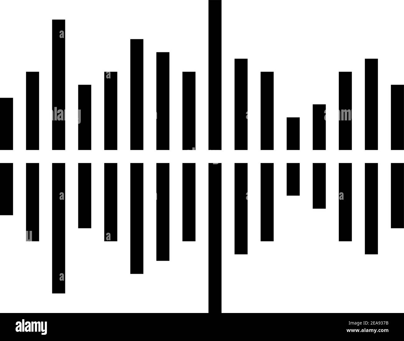 frequency noise color icon vector illustration Stock Vector Image & Art ...