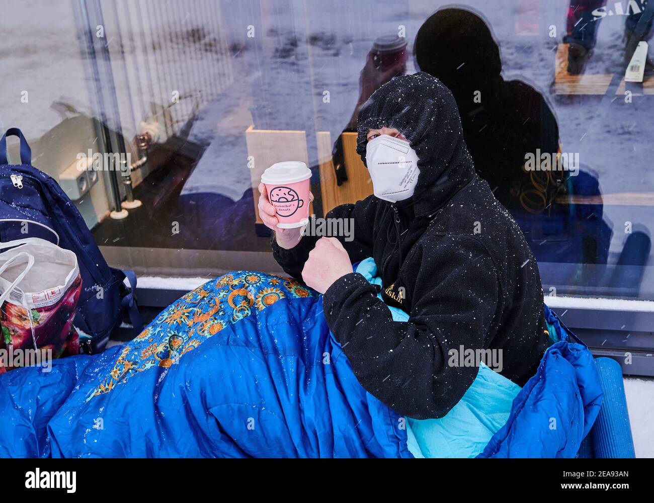 Berlin germany homeless sleeping bag hi-res stock photography and ...