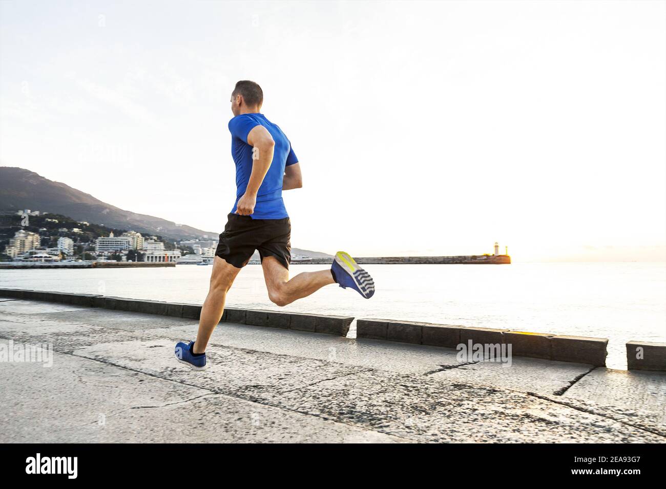 Man morning sun hi-res stock photography and images - Alamy