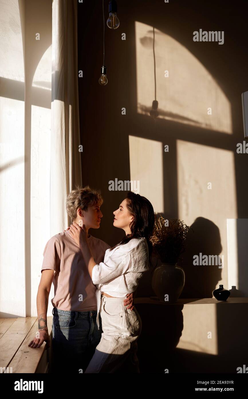 Hug shadow hi-res stock photography and images - Alamy