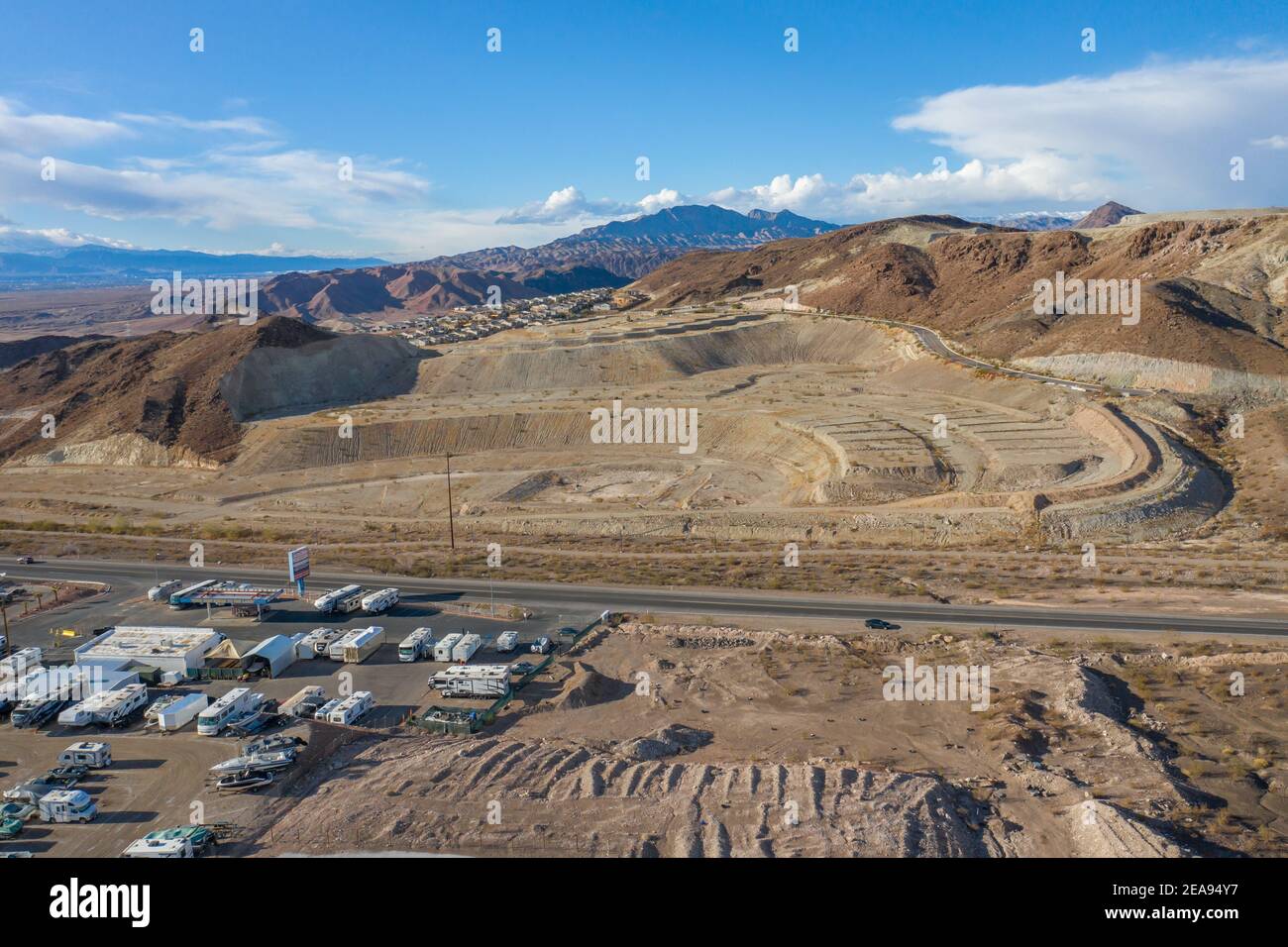 Henderson Nevada United States Jan 30 2021 Ground Is Cleared And