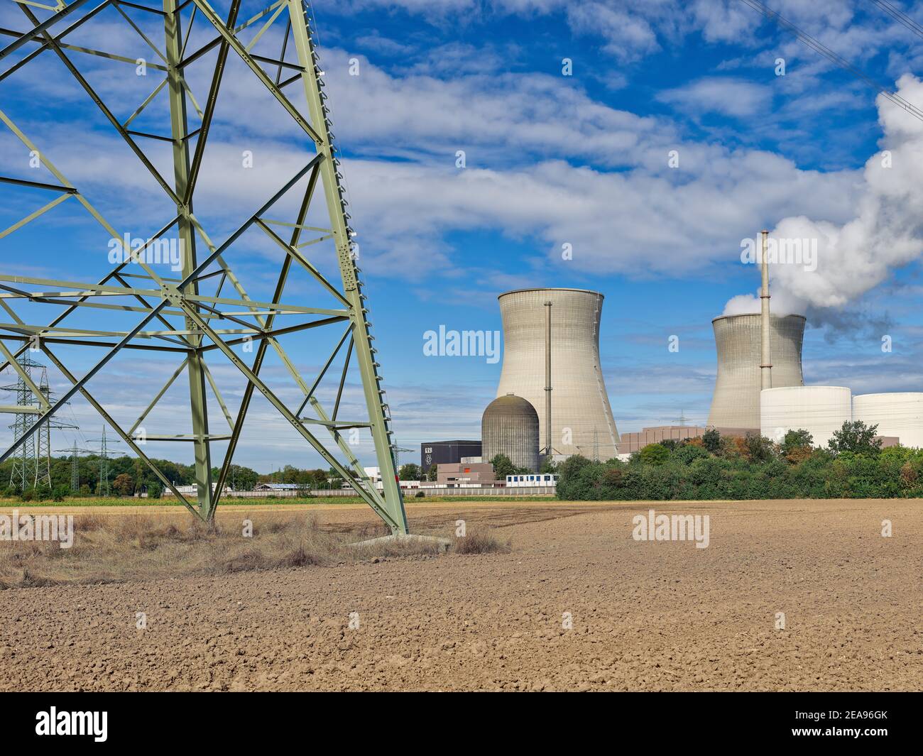 Gundremmingen nuclear power plant, Gundremmingen, Offingen, Günzburg ...