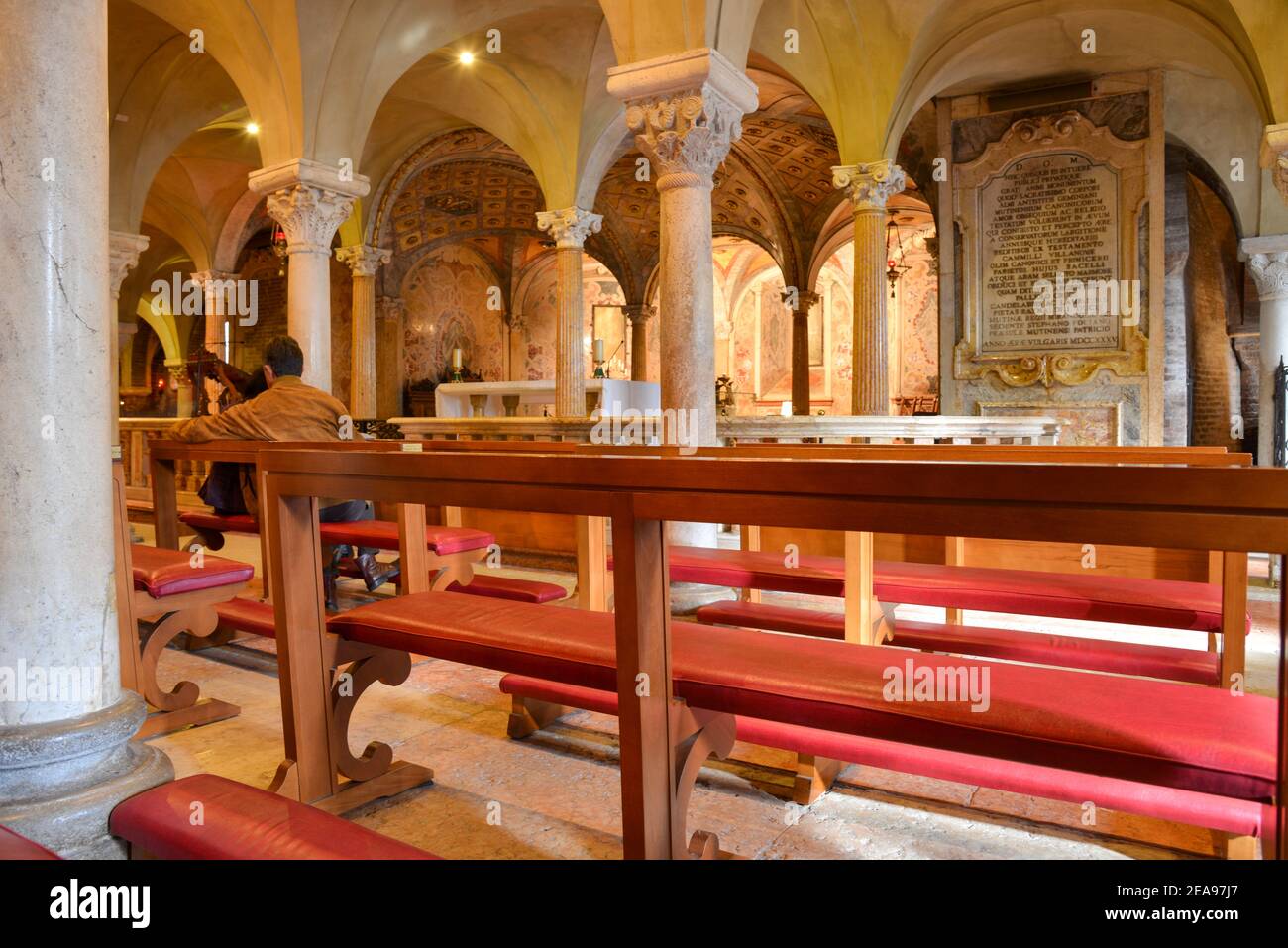 interior of famous Duomo in Modena, italy Stock Photo - Alamy