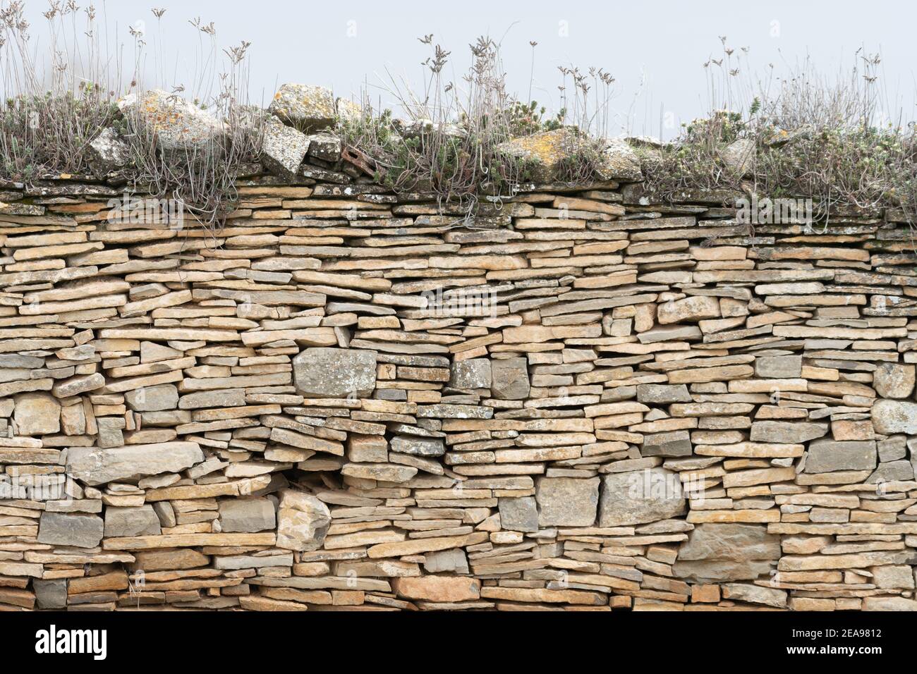 image of stone wall in rural environment Stock Photo - Alamy