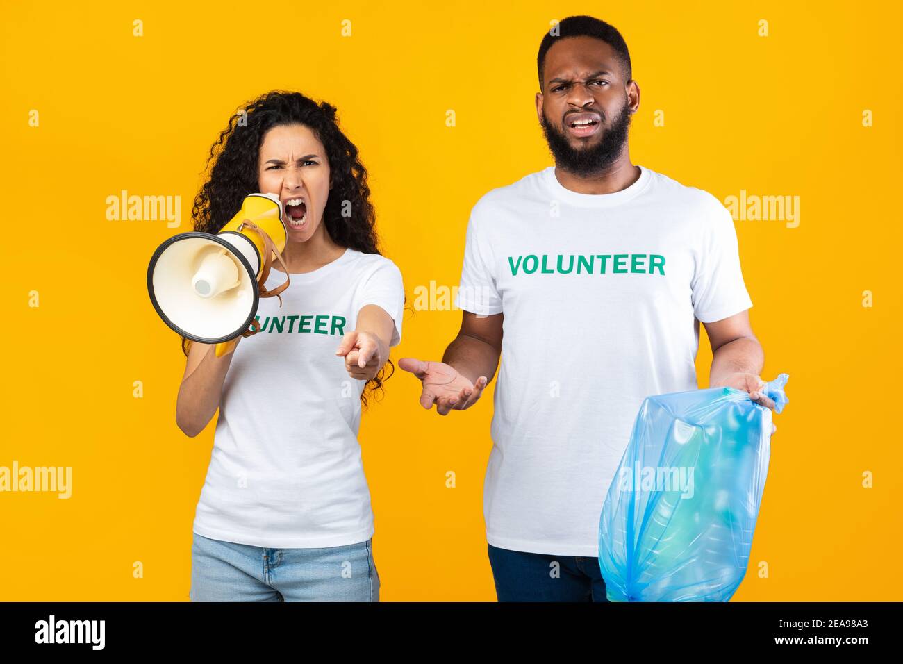 Volunteer megaphone concept banner hi-res stock photography and images ...