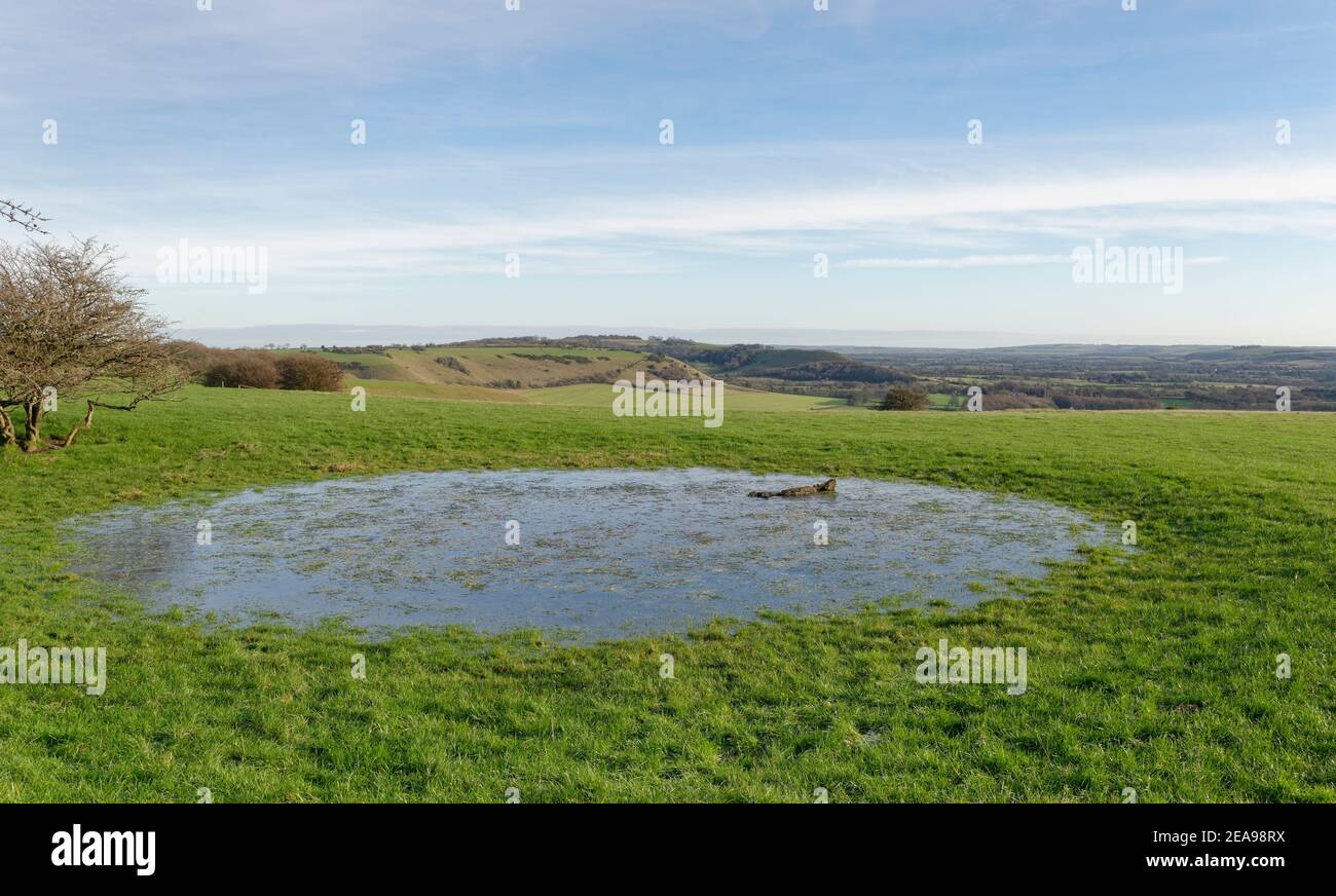 Dew pond uk hi-res stock photography and images - Alamy