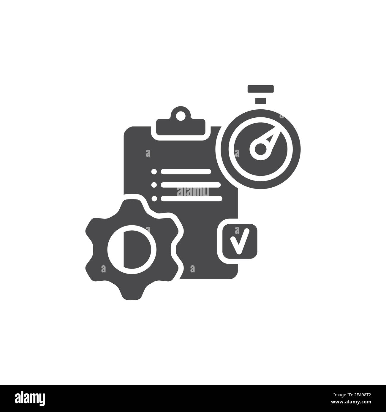 Workflow control glyph black icon. Event management. Sign for web page ...