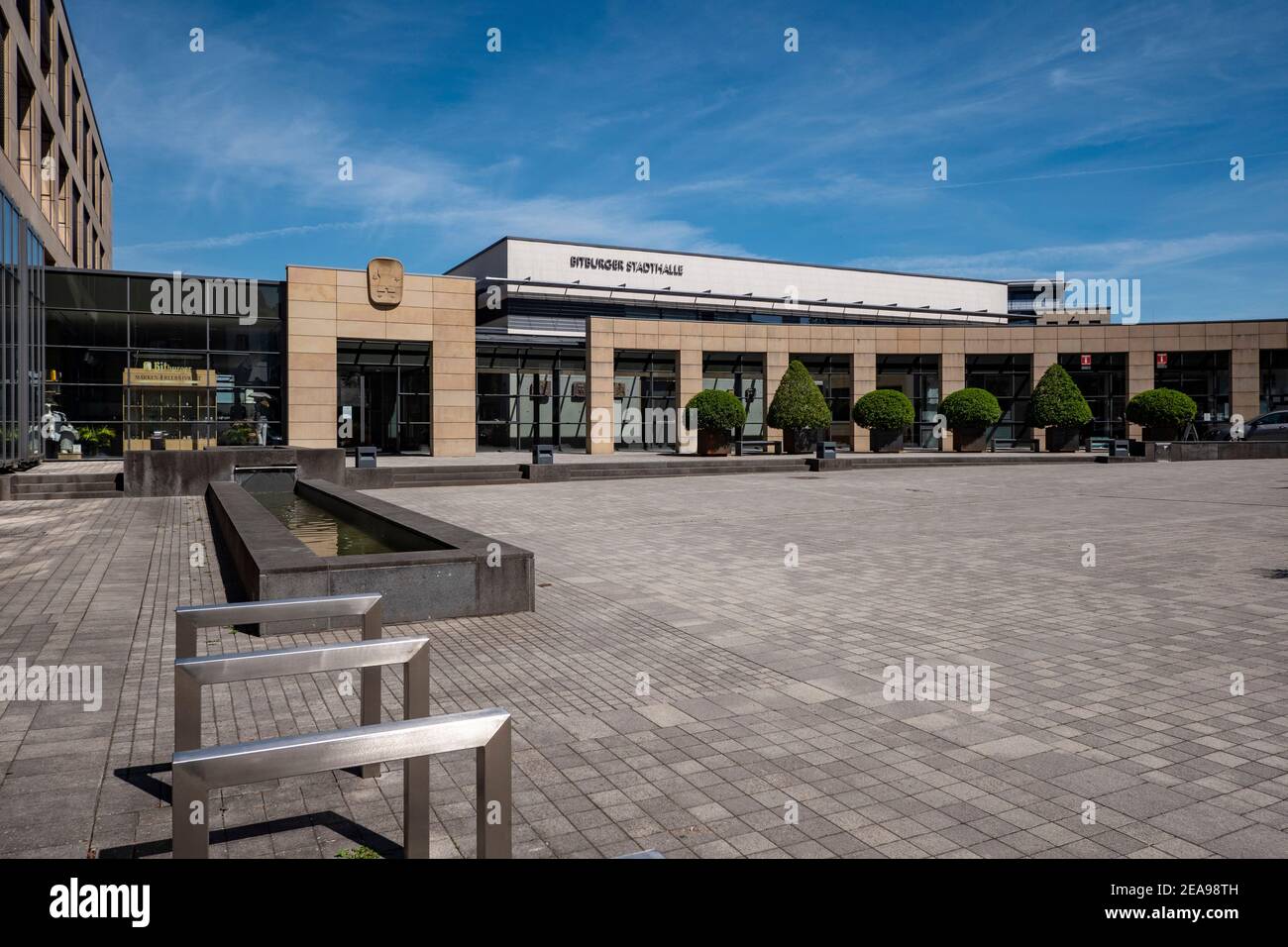 City Hall Bitburg, Eifel, Rhineland-Palatinate, Germany Stock Photo - Alamy
