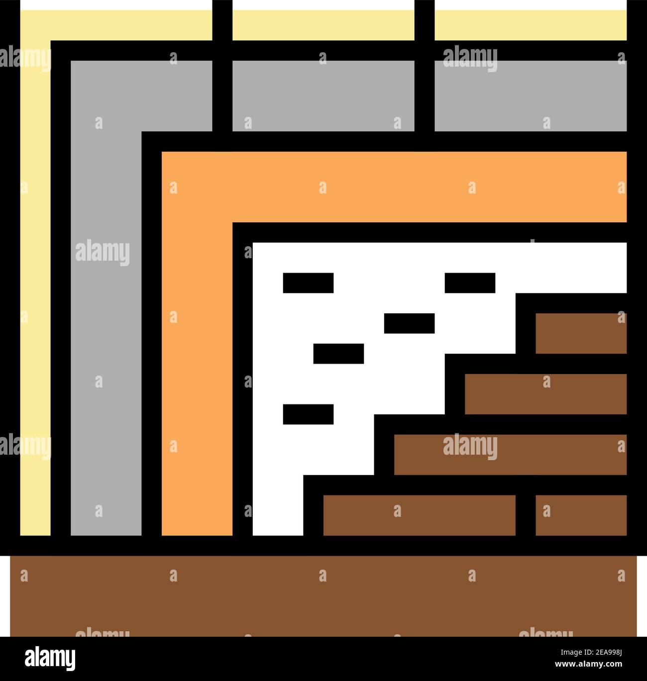Timber pile foundation Stock Vector Images - Alamy