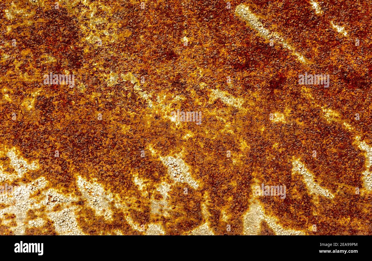 Rusty metal plate surface texture Stock Photo - Alamy