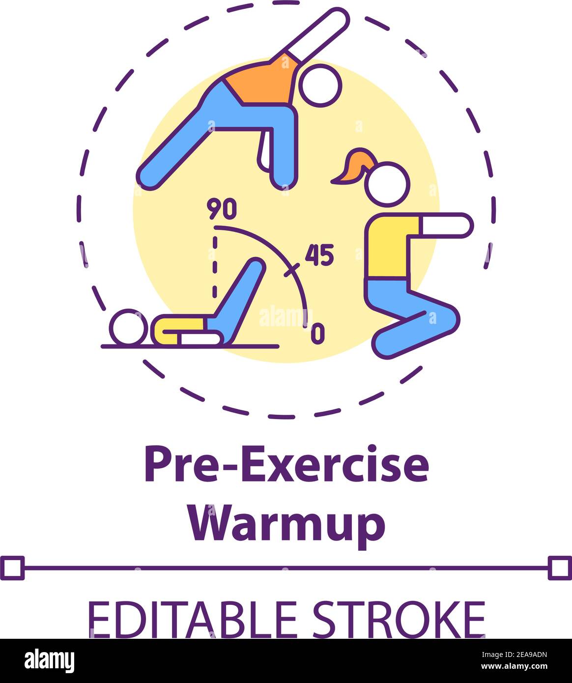 Pre training Stock Vector Images - Alamy