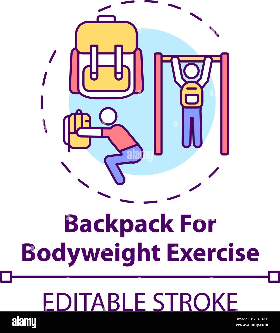 Bodyweight training Stock Vector Images - Alamy