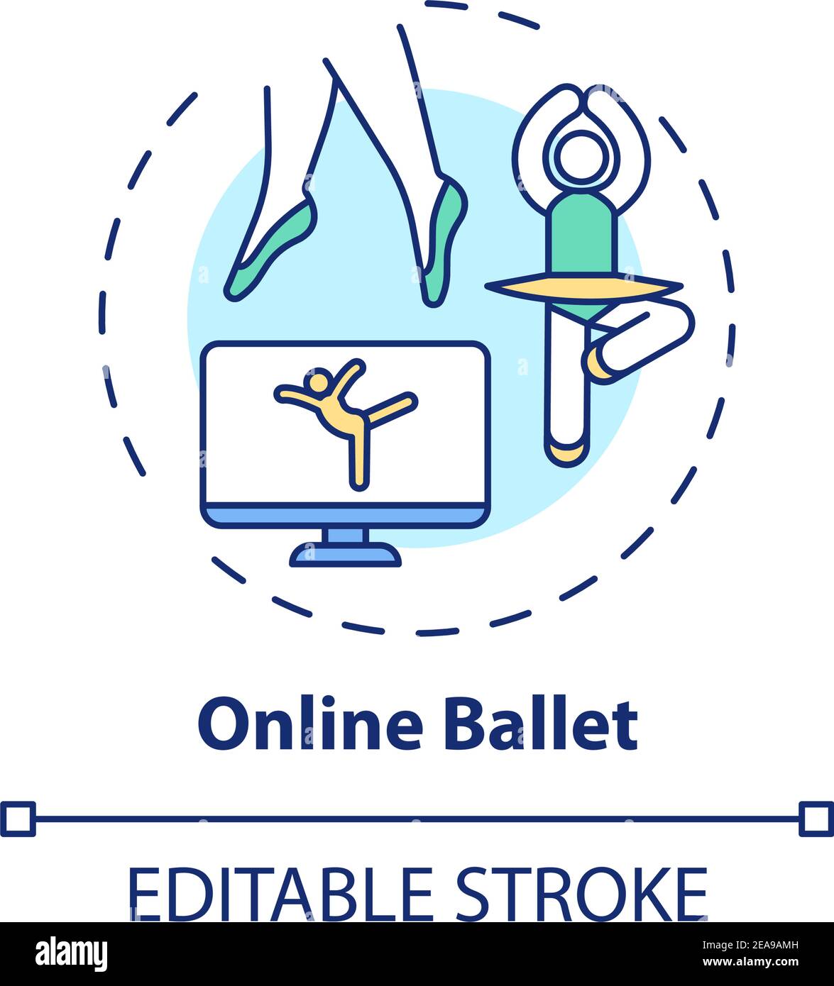 Ballet at home Stock Vector Images - Alamy